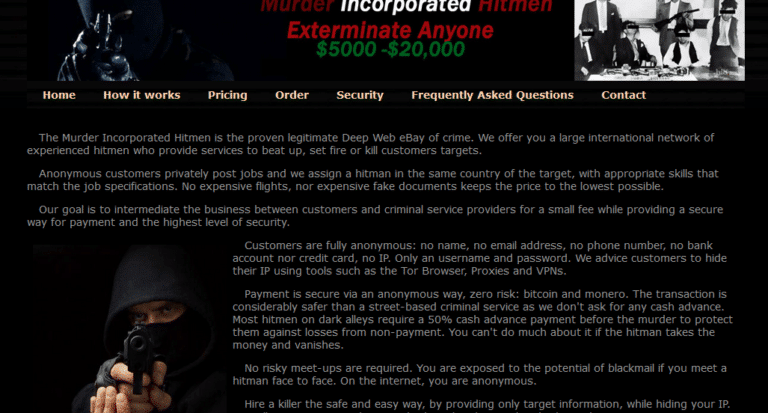 Can You Really Hire Hitmen on the Dark Web? | PrivacyAffairs