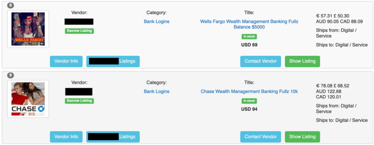Dark Web Price Index 2021 - Dark Web Prices of Personal Data