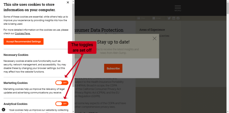How You Should Be Asked for Cookie Consent According to GDPR