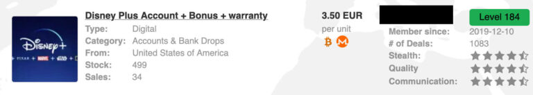 Dark Web Price Index 2022 - Dark Web Prices of Personal Data