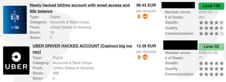 Dark Web Price Index 2022 - Dark Web Prices of Personal Data