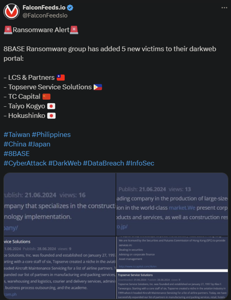 8Base Hackers Attack 5 - Privacy Affairs